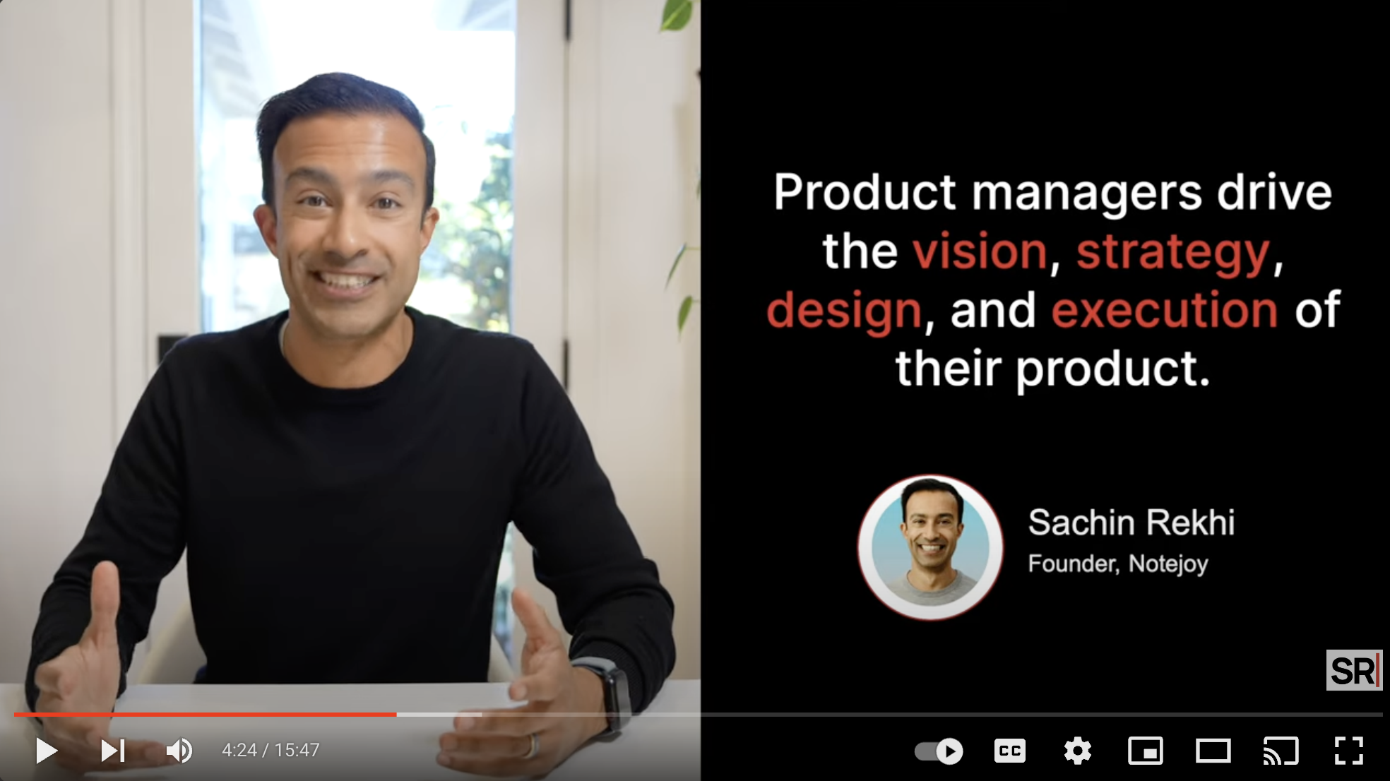 Video: The Role of the Product Manager | Sachin Rekhi
